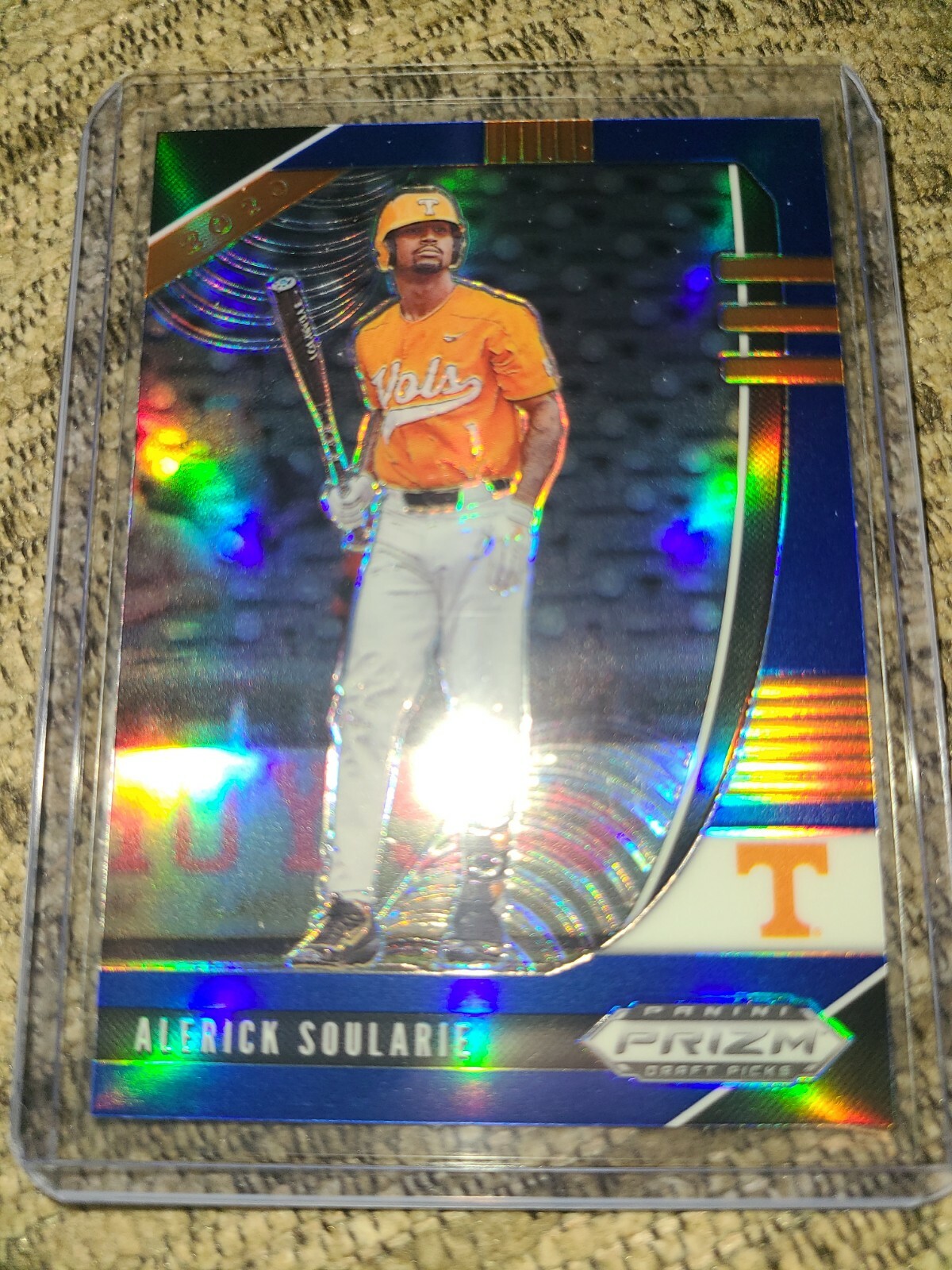 Alerick Soularie 2020 Panini Prizm Draft Picks Blue Parallel Baseball ...