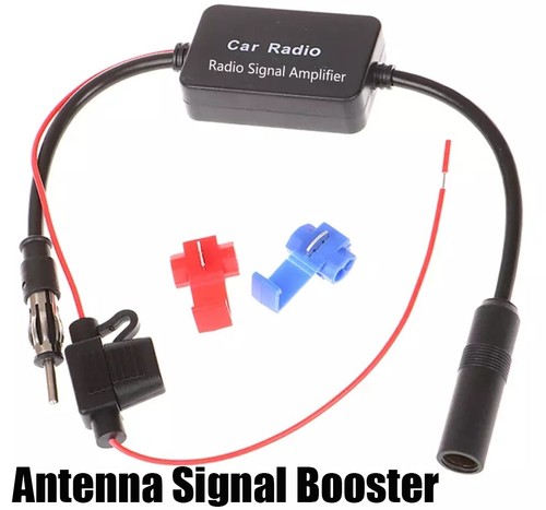 Universal Auto Car Stereo Radio FM & AM Antenna Amplifier Signal ...