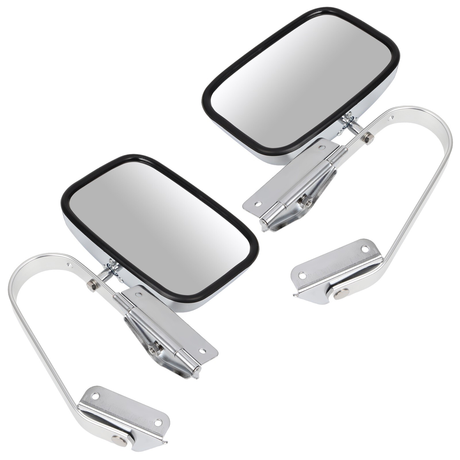 Side View Manual Mirrors Chrome Fits Ford Bronco Explorer F100-350 ...