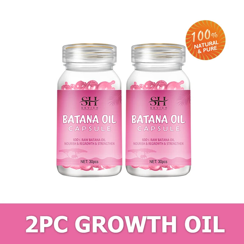 Batana oil Hair Growth Capsule Repair Damaged Hair Essential Oil Africa ...