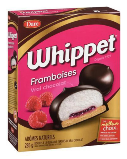 Dare Whippet Chocolate Covered Marshmallow Cookie Raspberry 285g (2 ...