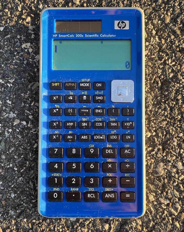 HP SmartCalc 300s Scientific Calculator No Cover Tested working | eBay