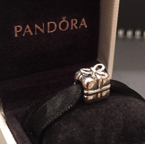 Authentic Pandora Sterling Silver Charm Pandora Present Gift Box ...