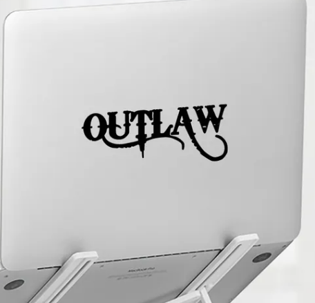 OUTLAW Decal Sticker Car Tumbler Window Truck Motorcycle Laptop JDM 22 ...