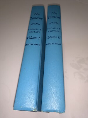 1955, The Tontine by Thomas B. Costain 2 Volume Set HC Vintage Novel | eBay