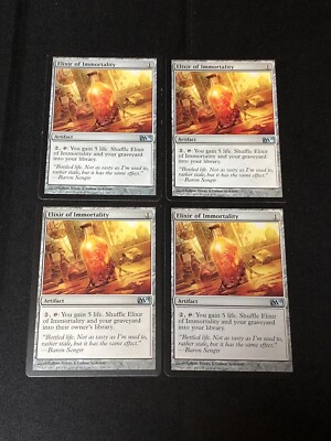MTG Elixir Of Immortality X4 (Magic 2011 X3 And Magic 2013 X1) | eBay