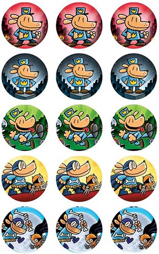 🌟 15 DOGMAN DOG MAN EDIBLE ICING CUPCAKE CAKE DECORATION IMAGES TOPPERS ...