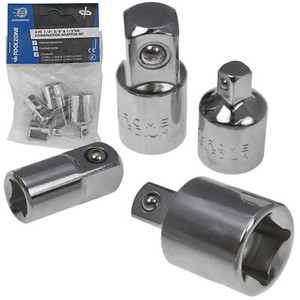 Socket Adaptor Converter Reducer 1/4" 3/8" 1/2" Dr. Step Up Down Socket ...