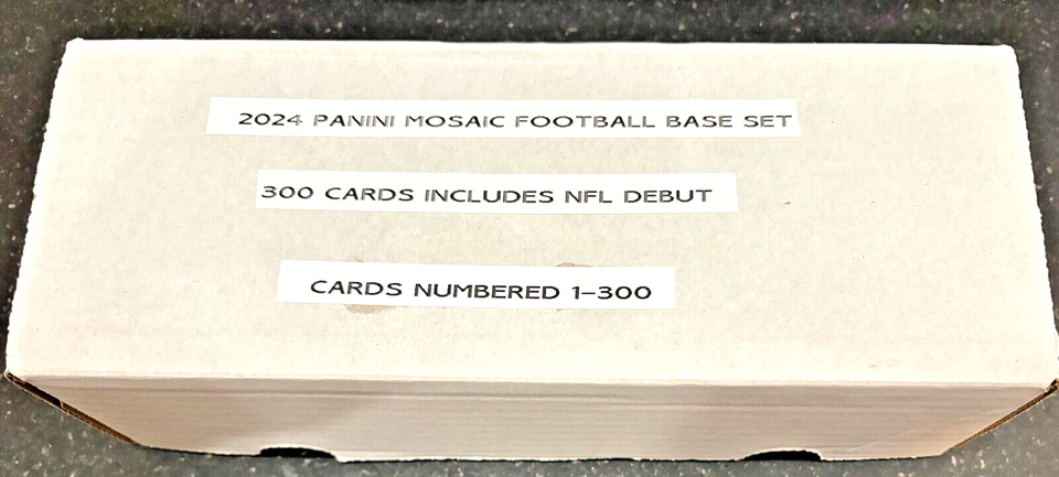 2024 Mosaic Football Complete Base Set 300 Cards - Includes NFL Debut ...