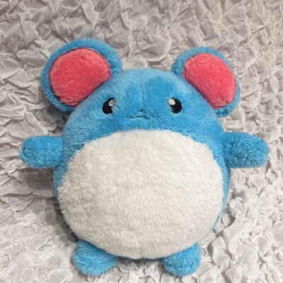 Marill Pokemon Warm And Healed Fluffy Big Plush Toy Doll 10in Bandai ...