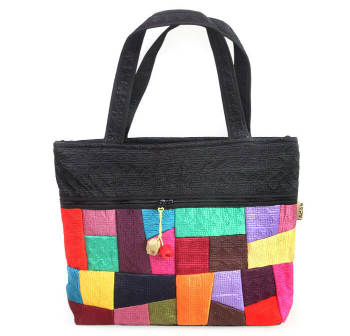 KOREAN TRADITIONAL PATTERN DESIGN BAG, QUILTING ODD ENDS OF CLOTH BAG ...