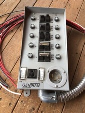 Reliance 30408 GENTRAN 8 Breaker Manual Transfer Switch Panel With ...