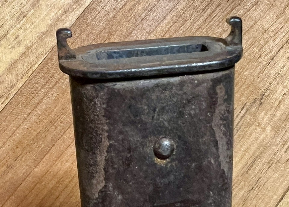 Rare US M1905 Bayonet Scabbard, R.I.A. 1907 T.C.C. for M1903 ...