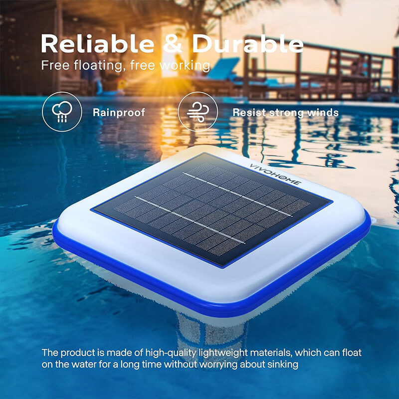 Solar Pool Ionizer Chlorine-Free Sun Shock & Water Purifier Up to ...