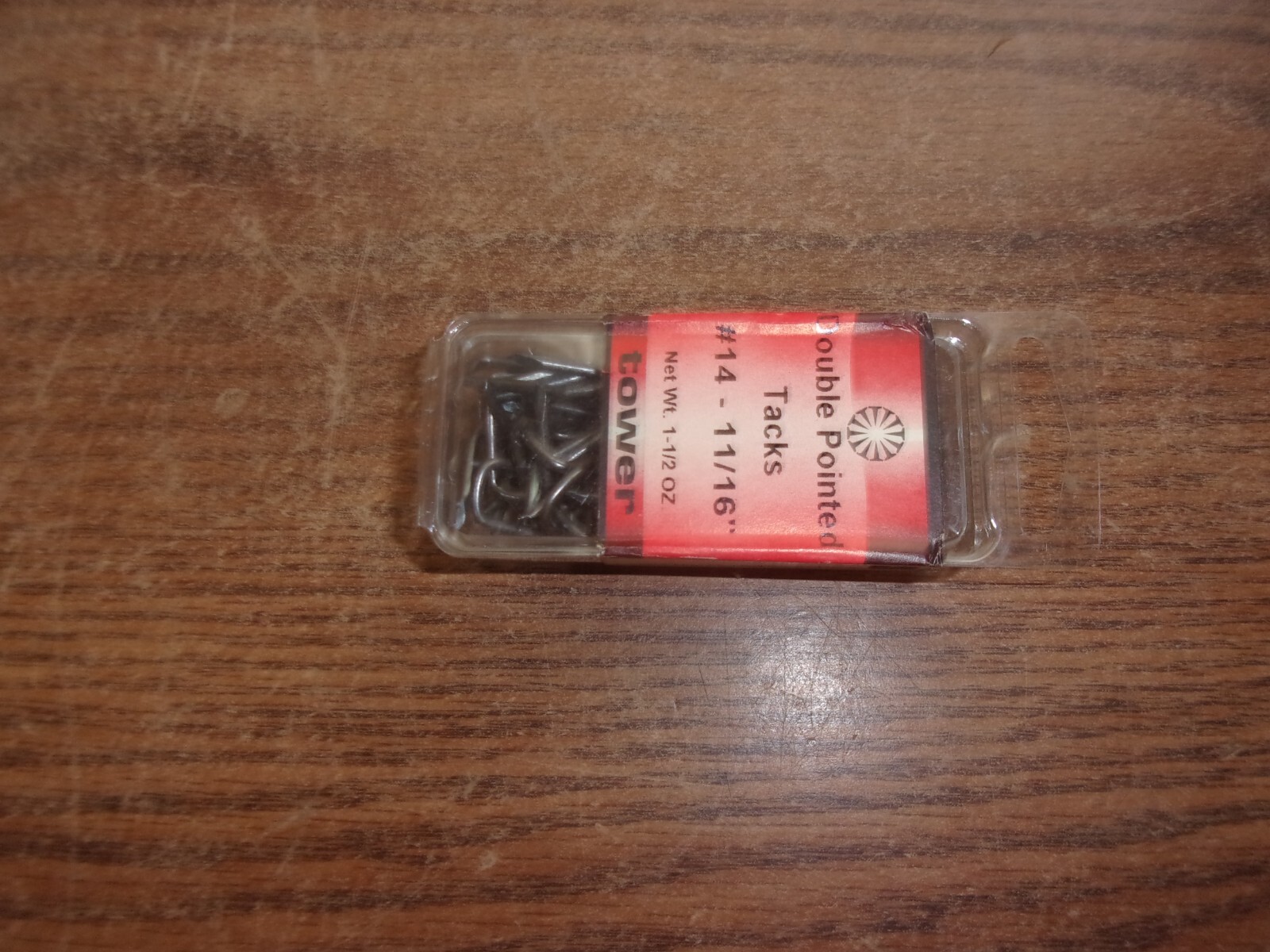 Tower Manufacturing 11/16 X #14 Alum Double Pointed Tacks 1-1/2 OZ PKG ...