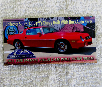 ROCKAUTO COLLECTOR CAR SERIES MAGNET #325 JEFF'S 1978 RED CHEVROLET ...
