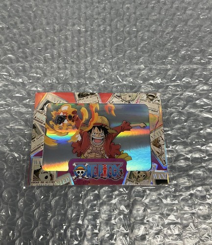 CyberCel One piece S1 Super Rare Monkey D. Luffy UNSCANNED UNREDEEMED ...