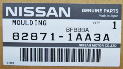 Genuine OEM Nissan 82871-1AA3A Rear Driver Side Door Lower Chrome ...