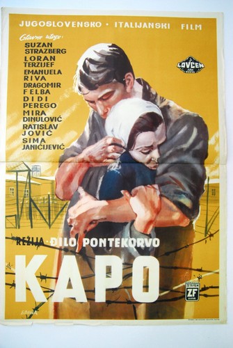 KAPO JEWISH WW2 STRASBERG 1961 TERZIEFF UNIQUE RARE EXYUGO MOVIE POSTER ...