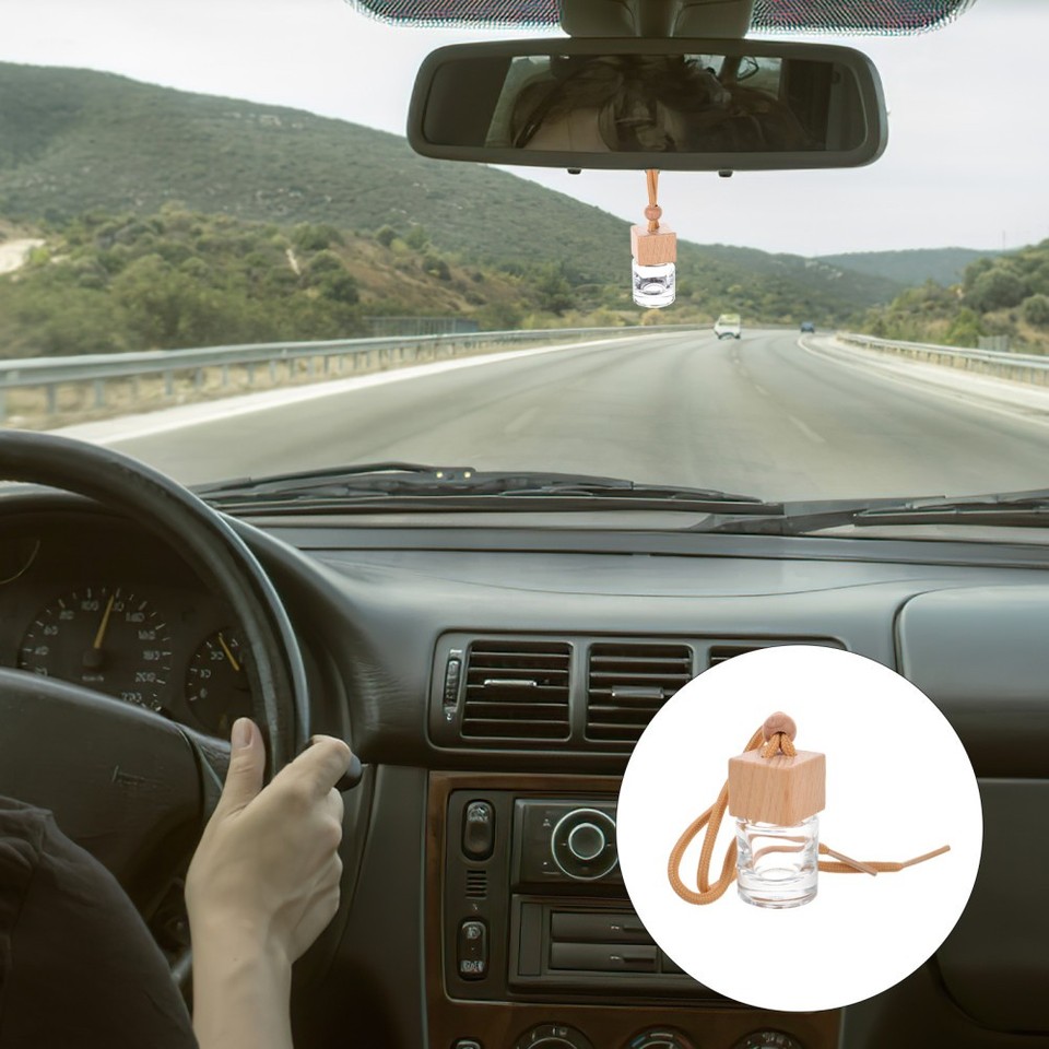 4 Pcs Empty Clear Glass Diffuser Vials Car Bottles Essential Oil | eBay ...