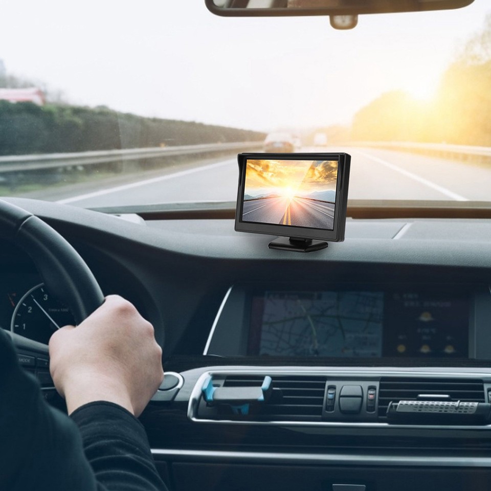 5in High Definition TFT LCD Reversing Parking Monitor For Car Backup ...