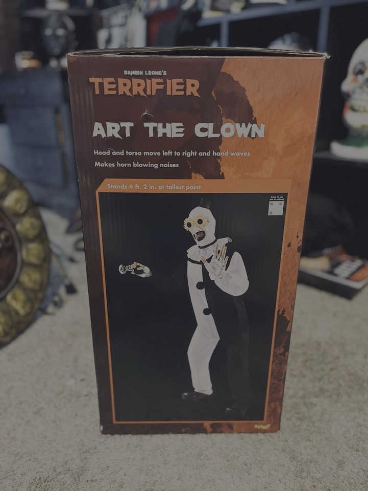 Spirit Halloween Terrifier Art The Clown Animatronic | eBay