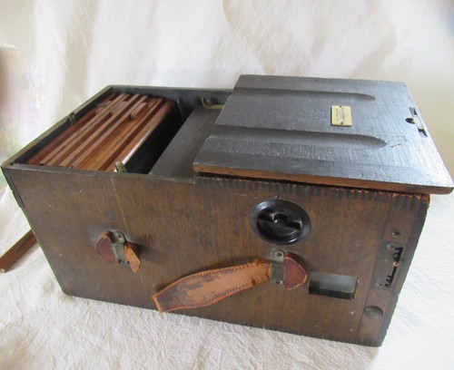 Blair Detective Hawkeye Large Wooden Vintage Antique box camera c. 1890 ...