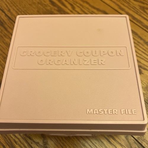 Hannah Hansen Vintage Grocery Coupon Organizer Master File Box Plastic ...