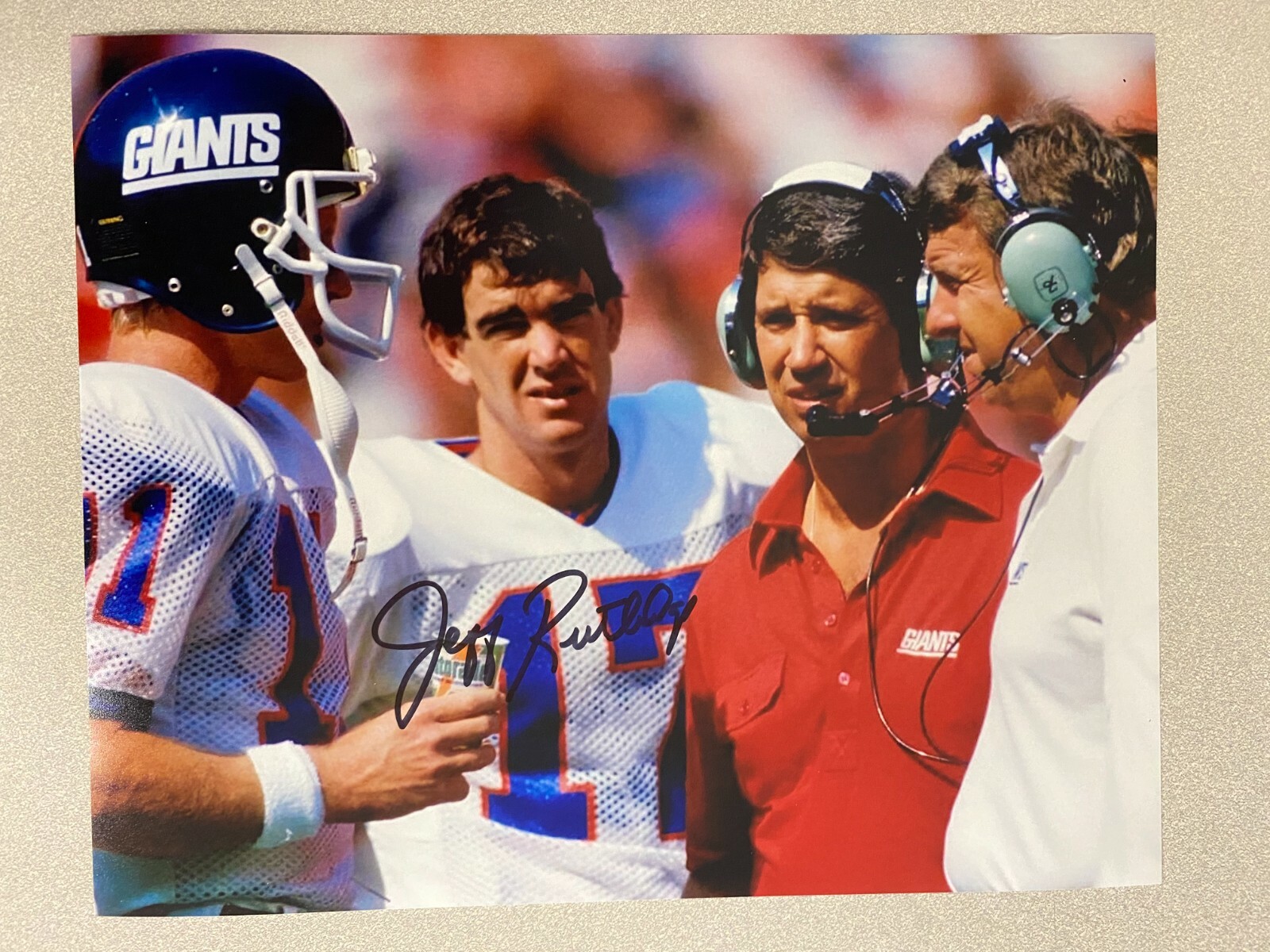 Jeff Rutledge signed NEW YORK GIANTS 8 X 10 photo | eBay