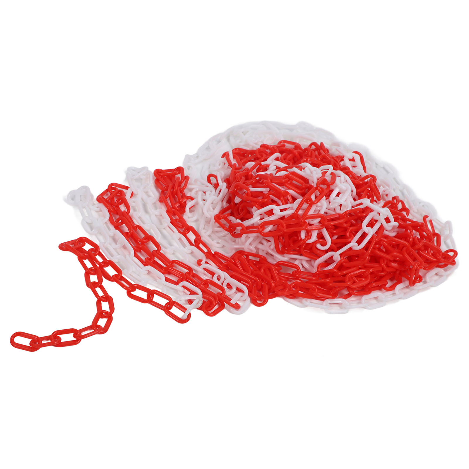 Traffic Chain Cone Pole Contol Safety Barrier PVC Plastic(Red And White ...