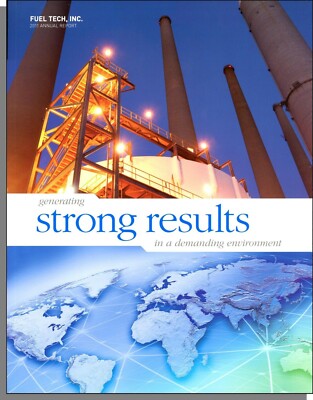 Fuel Tech, Inc 2011 Annual Report + 10-K - Very Good Condition! | eBay