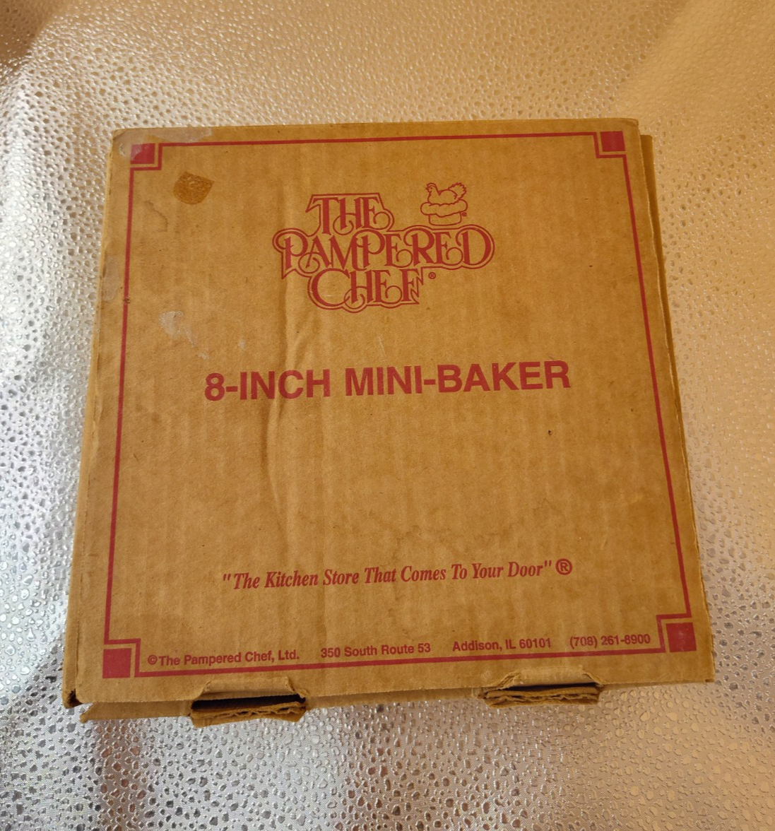 Pampered Chef Stoneware - 8" Mini-Baker -Used | eBay