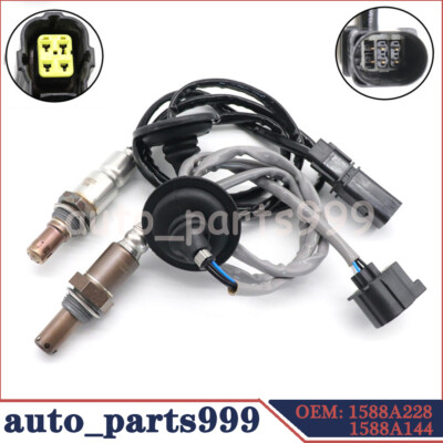 2Pcs Oxygen O2 Sensor For Mitsubishi Outlander Lancer Up & Downstream ...