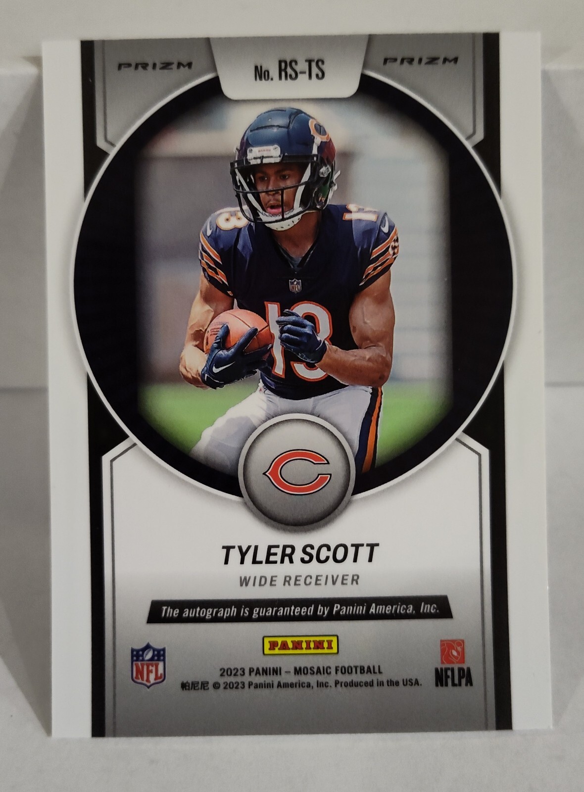 2023 Panini Mosaic Football Tyler Scott Scripts Autograph Rookie Card ...