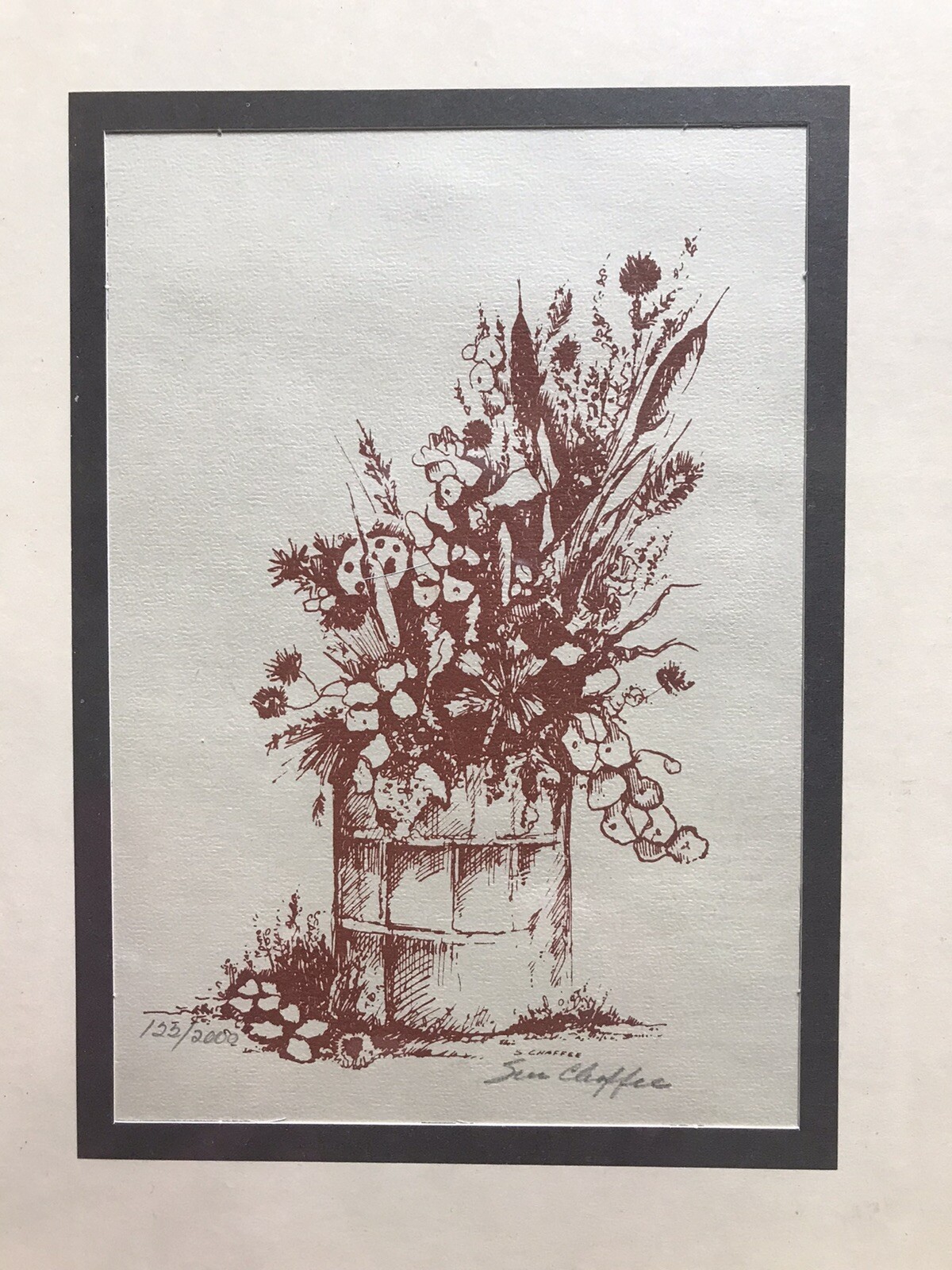 Sue Chaffee Signed and Numbered Print in gold-leaf Frame | eBay