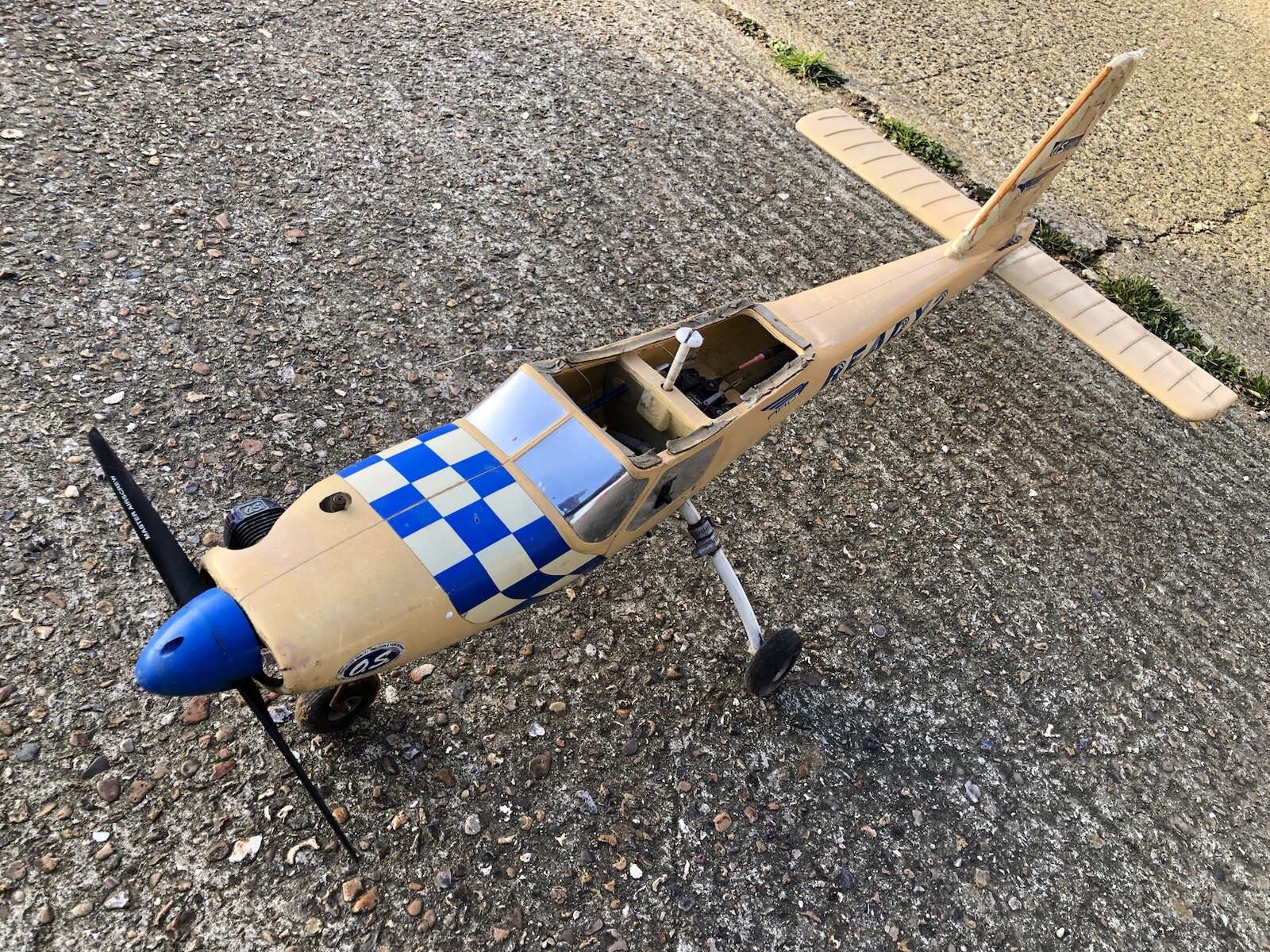 Model Aircraft RC plane nitro engine radio controlled OS LA40 Ready ...