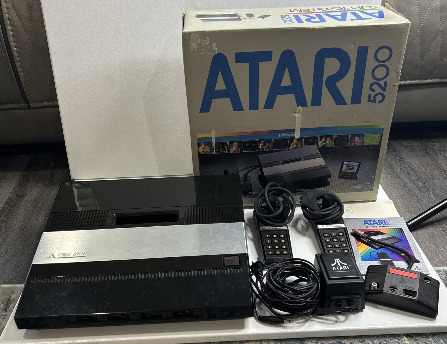 Vintage 1982 Atari 5200 Video Game System 4 Port Console w/Box | eBay