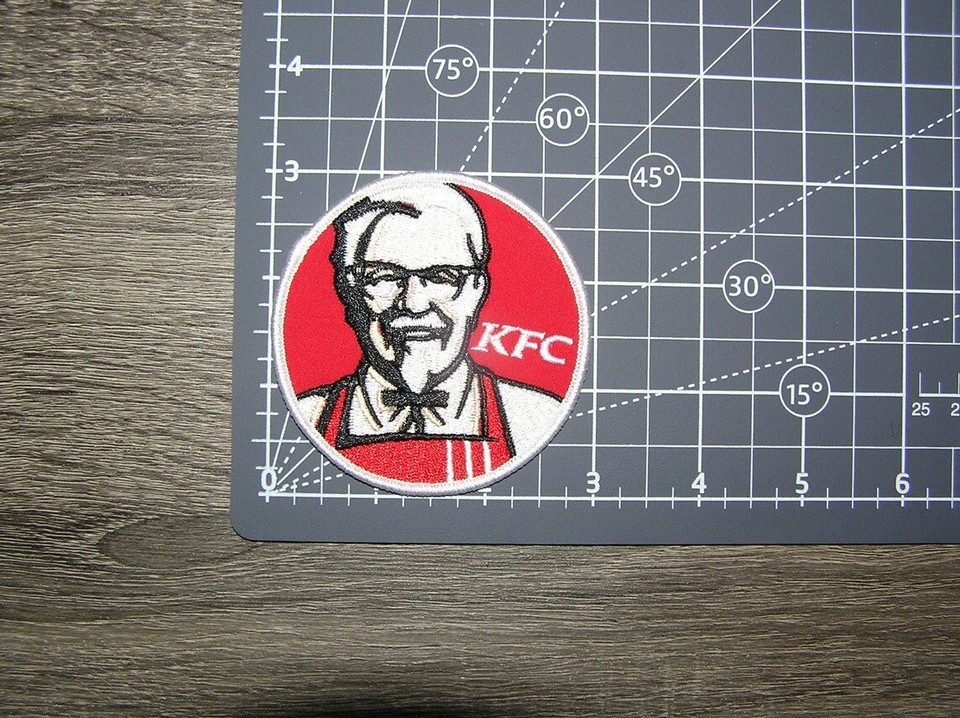 KFC Kentucky Fried Chicken Colonel Sanders Embroidered Iron On Patch 3 ...