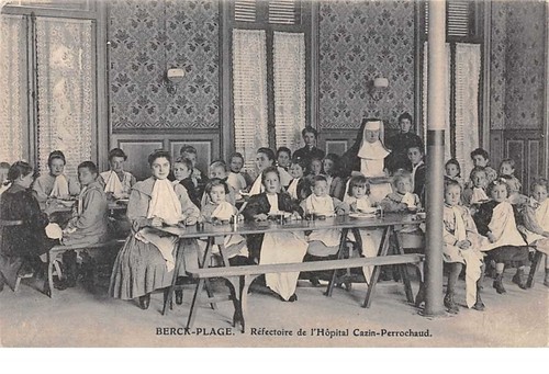 62.n°56125.berck.réfectoire de l'hopital cazin-perrochaud | eBay