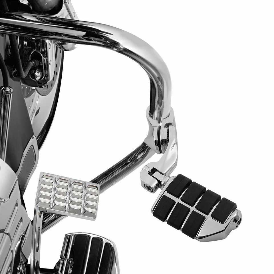 For Harley Davidson Electra Glide Ultra Classic Chrome Highway Pegs ...