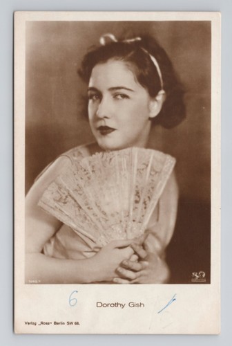 Famous People RPPC Dorothy Gish Photo Postcard 8K | eBay