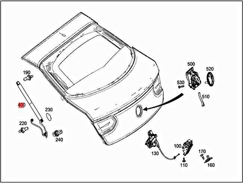 Genuine MERCEDES C292 GLE Coupe C292 Drive spindle 2928900300 | eBay