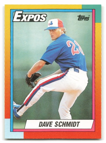 Dave Schmidt 1990 Topps Traded BASEBALL #112T Montreal Expos | eBay