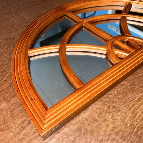 Wooden Arch Window Sash Half Moon Round Top Mirror Transom Over Door ...