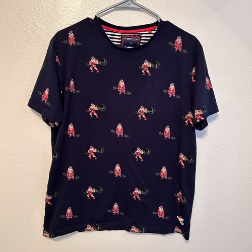 Denim & Flower Ricky Singh Santa Clause Bodybuilding Shirt Large ...