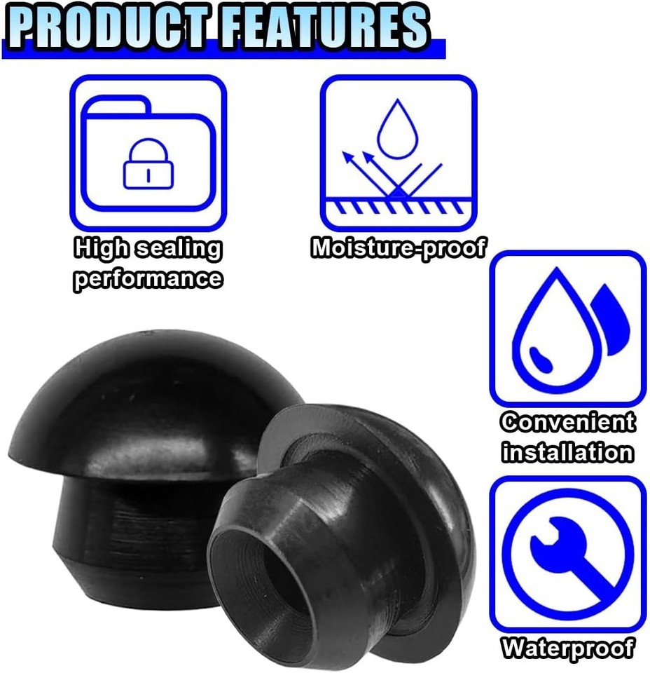 12PCS Bottle Jack Floor Jack Oil Filler Plug, 8mm Rubber Hydraulic Oil ...