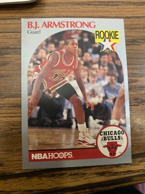 B.J. Armstrong 1990-91 NBA Hoops Rookie Card #60 | eBay