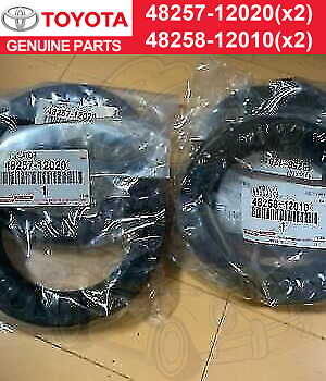 Toyota Genuine Rear Coil Spring Insulator Set 48258-12010 48257-12020 ...