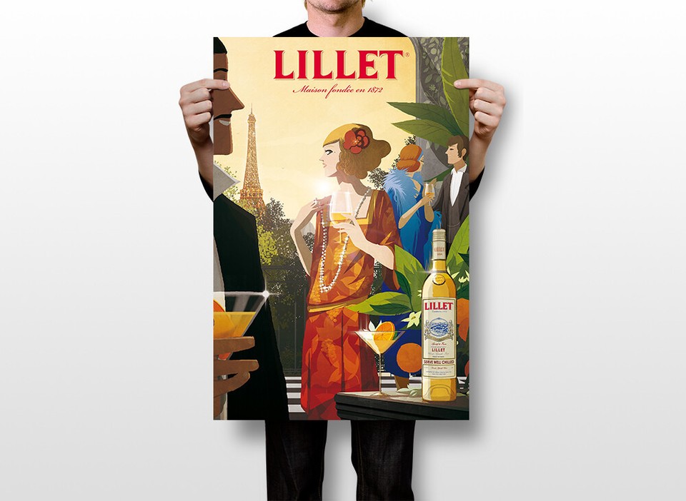 Lillet Art Ad Soft Drink Vintage Wall Art Home Decor - POSTER 20x30 | eBay