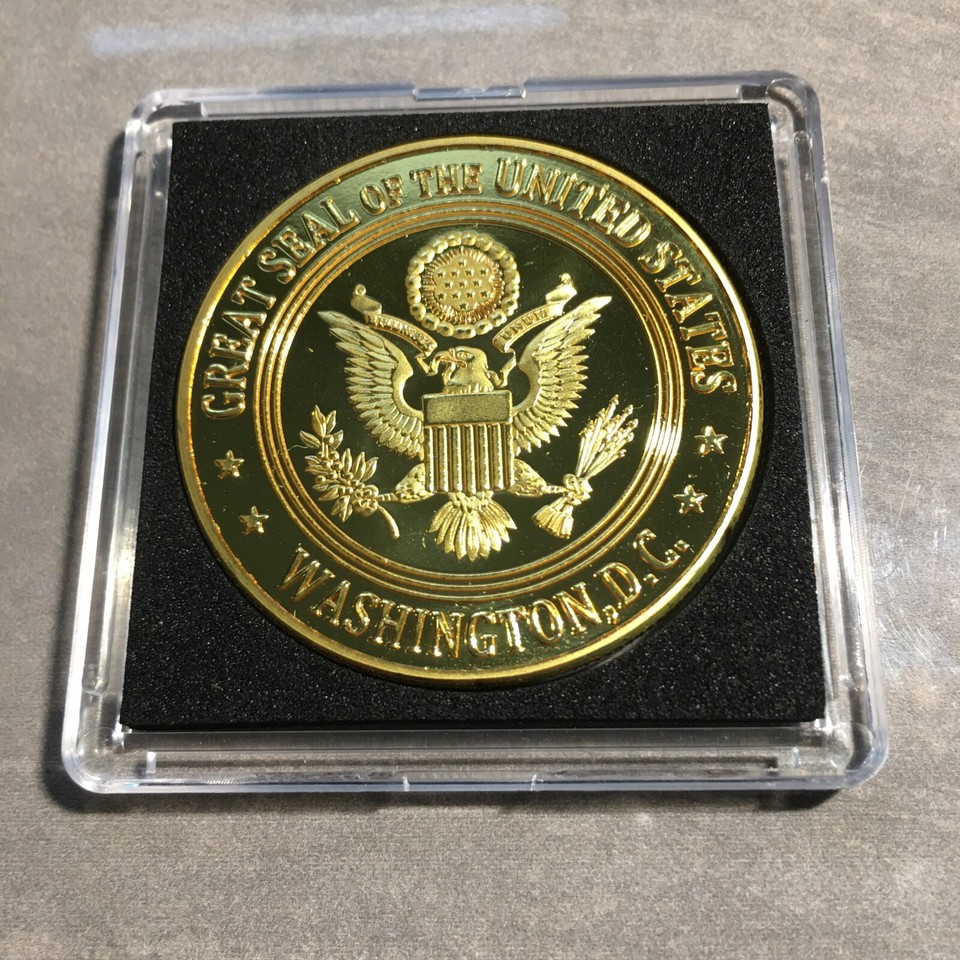 Great State of ALABAMA State Seal Colorized Collectible Challenge Coin ...